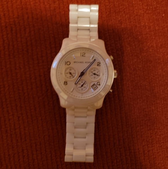 Michael Kors | Accessories | Michael Kors Ceramic Chronograph Quartz ...